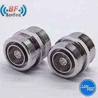 China DIN RF Connector Female Plug to N Male Jack Adapter Waterproof Rate IP 67 for sale