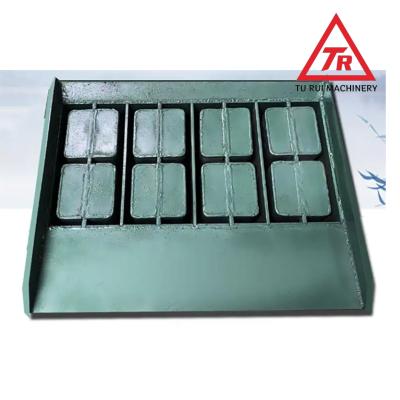 China High Production Concrete Block Moulds 40X20X20cm CNC Steel Brick Mould 200000 Cycles Customize for sale
