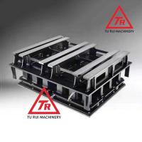 China Customization Concrete Block Moulds Rustproof Interlocking Block Mold 2 Cavities for sale