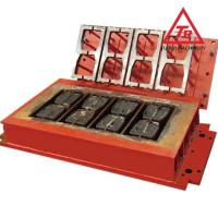 China Single Cavity Concrete Block Moulds 16Mn Steel CNC Machined Interlocking Block Mold For High Accuracy for sale