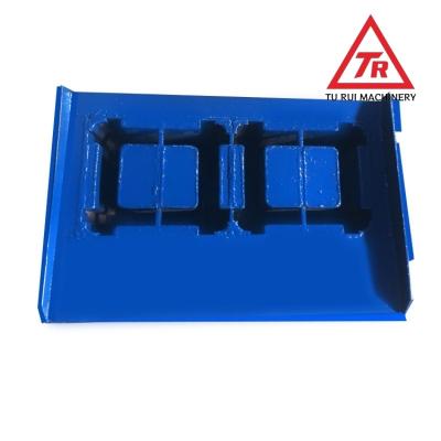 China Fatigue Resistant Interlocking Block Mold High Accuracy Prevents Rust 2 Cavities for sale