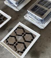 China Hexagonal Grass Paver Mould, Interlocking Slope Protection Concrete Block Mould for Brick Making Machine for sale