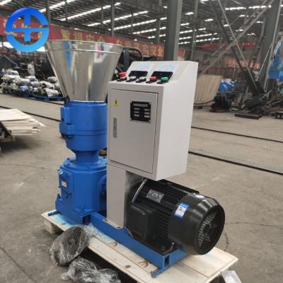 China Flat Die 1200kg/h Biomass Pellet Machine For Organic Fertilizer Pressing for sale
