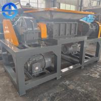 China Alloy Blades Dual Shaft Shredder 1500kg/H Two 22kw Motors for sale