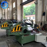China 7.5kw Hydraulic Alligator Metal Shear 63 Ton Shear Force 280mm Opening for sale