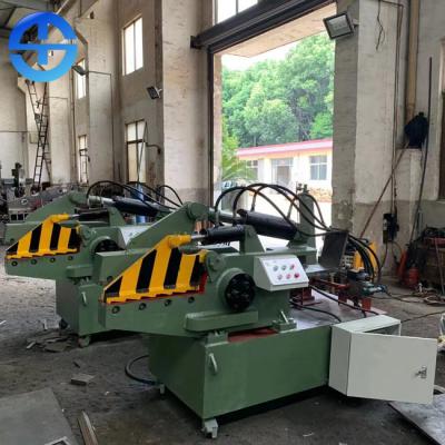 China 7.5kw Hydraulic Alligator Metal Shear 63 Ton Shear Force 280mm Opening for sale