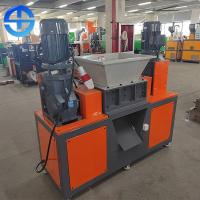 China Mini 400D Shredder Machine Dual Shaft Shredder Machine 500kg/H H13 Blade for sale