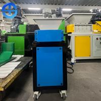 China Mini 180 Double Shaft Shredder Machine 300*280mm Feeding Size 180kg/H Capacity for sale