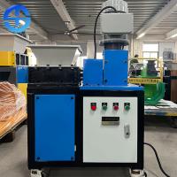 China Mini 180 Double Shaft Shredder Machine 300*280mm Feeding Size 180kg/H Capacity for sale