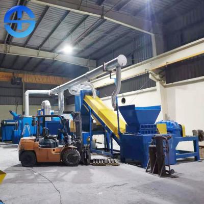 China Dry Type 1000kg/H Radiator Recycling Production Line for sale