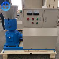 China 10% Moisture Flat Die 120mm Biomass Pellet Machine for sale