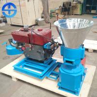 China Flat Die 200mm 200kg/H 300kg/H Biomass Pellet Machine for sale