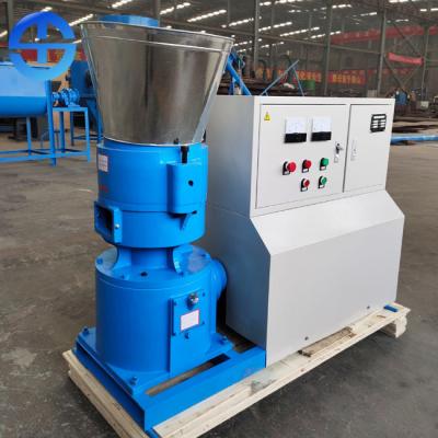 China Dry In Dry Out Pellet Size 5mm 6mm Cattle Feed Pellet Machine for sale