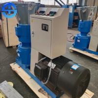 China Dry In Dry Out Pellet Size 5mm 6mm Cattle Feed Pellet Machine for sale