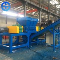 China High Torque 4000kg/H 5000kg/H Double Shaft Shredder for sale