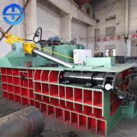 China Hydraulic Scrap Metal Baler Machine Scrap Car Press Machine 600×600 Mm Bale Size for sale