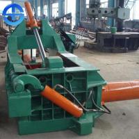 China Industry Recycling Press Machine 1250 KN Scrap Aluminum Baler Customized Bale Size for sale