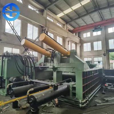 China 700*700mm Bale Size Scrap Metal Baler 500 Ton Pressure for sale