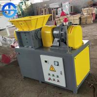 China 700kg/h 800kg/H Scrap Dual Shaft Shredder 18.5kw Power for sale