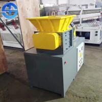 China 700kg/H 800kg/H Scrap Double Shaft Shredding Machine for sale