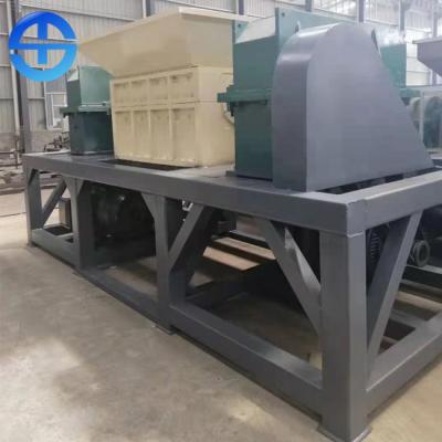 China Two 75kw Motors Alloy Steel Blades Scrap Metal Shredder Dual Shaft for sale