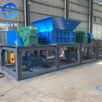 China 2*110 Kw Motors Double Shaft Metal Shredder 20 Ton/H Capacity for sale