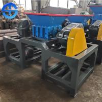 China 500kg/H Q235 Steel Metal Scrap Baling Machine Two Shaft Shredder for sale