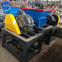 China Q235 Steel 2*11kw Scrap Metal Recycling Machine Double Shaft Shredder for sale