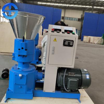 China Electric 7.5kw Motor Driven Biomass Pellet Machine 200kg/H 300kg/H for sale
