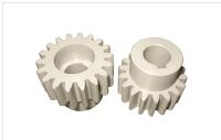 China Custom PEEK Plastic Spiral Bevel Gear OEM ODM CNC Machined 260C High Temperature for sale