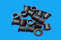 China Chemical Resistant Black PEEK Bush Plastic Injection Molding Parts 1.3 Density for sale