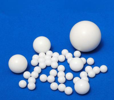 China Industrial White PEEK Machined Valve Seat 3mm to 16mm PTFE Ball Abrasion Resistant for sale