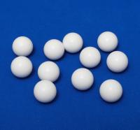 China Industrial White PEEK Machined Valve Seat 3mm to 16mm PTFE Ball Abrasion Resistant for sale