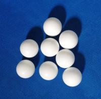 China Industrial White PEEK Machined Valve Seat 3mm to 16mm PTFE Ball Abrasion Resistant for sale