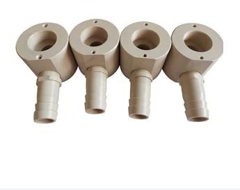 China Heat Resistant PEEK Plastic Fittings Custom High Quality 260°C Service Temperature for sale