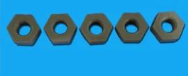 China Flame Retardant Injection Plastic Parts  Peek Nuts High Performance for sale
