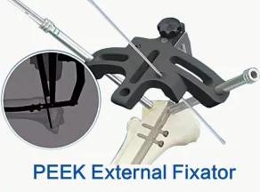 China Material Targeting Arm PEEK Plastic Parts For Intramedullary Nailing for sale