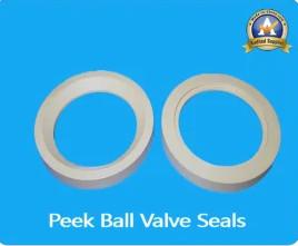 China PEEK Valve Seal 260C High Temperature Resistant for Petroleum Chemical Industry Custom Size for sale