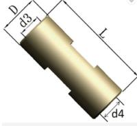 China 1/16 1/8 Inch PEEK Two Way Adapter Peek Tubing Connector 10-32UNF 1/4-28 for sale