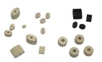 China PEEK Machined Gears Chemical Resistant 260-340°C for Beverage Bottling Machinery for sale
