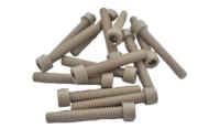 China High Strength PEEK Bolts Machined Plastic Parts 1.3-1.6g/cm3 Chemical Resistance for sale