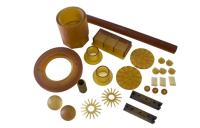 China 100% Virgin Plastic Pi Rod Polyimide Parts High Low Temperature Resistance for sale
