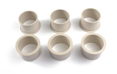 China Custom Size PEEK Injection Molding Light Low Noise Plastic Peek Sleeves for sale