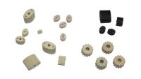 China Custom Size Plastic Natural Peek Plastic Gears High Performance for sale