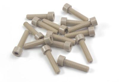 China High Precision Virgin Peek Set Screws Bolts / Peek Socket Head Cap Screws for sale