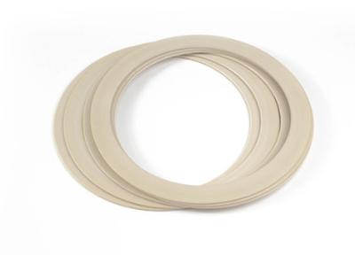 China Wear Resistant PEEK Gaskets Flame Retardant for Industrial Equipment Custom Sizes for sale