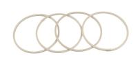China High Pressure Resistance PEEK Plastic Parts Wear Piston Ring for sale