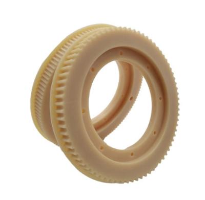 China PEEK Machined Parts CNC Precision Custom Peek Gears 260-340C Working Temperature for sale