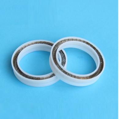 China PEEK Back Up Rings Density 1.3-1.5g Custom Loaded Spring Seal for High Temperature 260-280C for sale