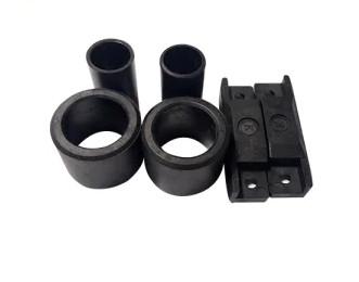 China Textile Industry PEEK Bushings Custom Machined Plastic Parts Low Creep 260C for sale